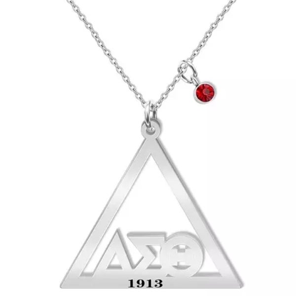 Delta Necklace With Symbols | Karon's Kreations
